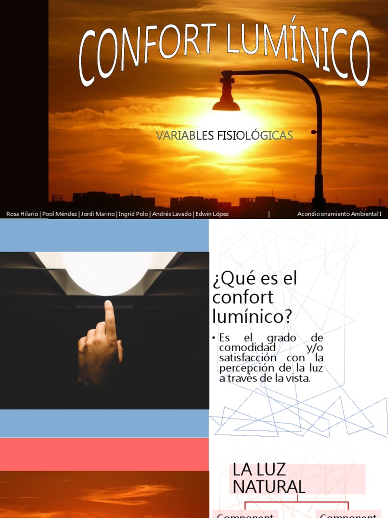 Confort Lumínico | PDF | Percepción visual | Ligero