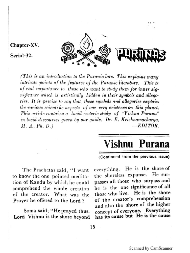 1979 Vishnu Purana | PDF