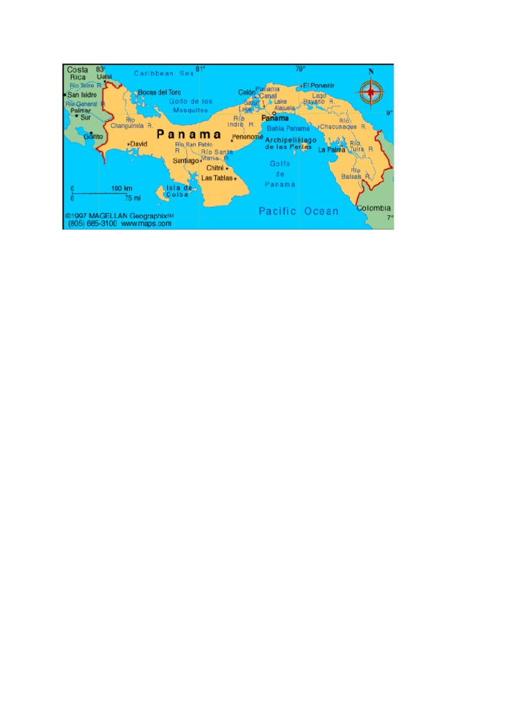 Panama Map | PDF
