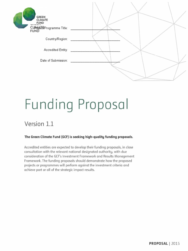 Project Proposal Template 10 | PDF | Climate Change Mitigation | Risk