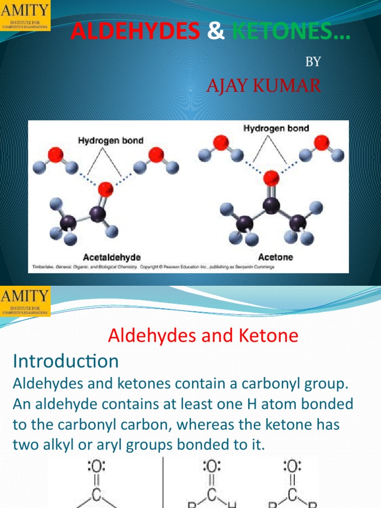 Aldehydes & Ketones | PDF | Functional Group | Ketone