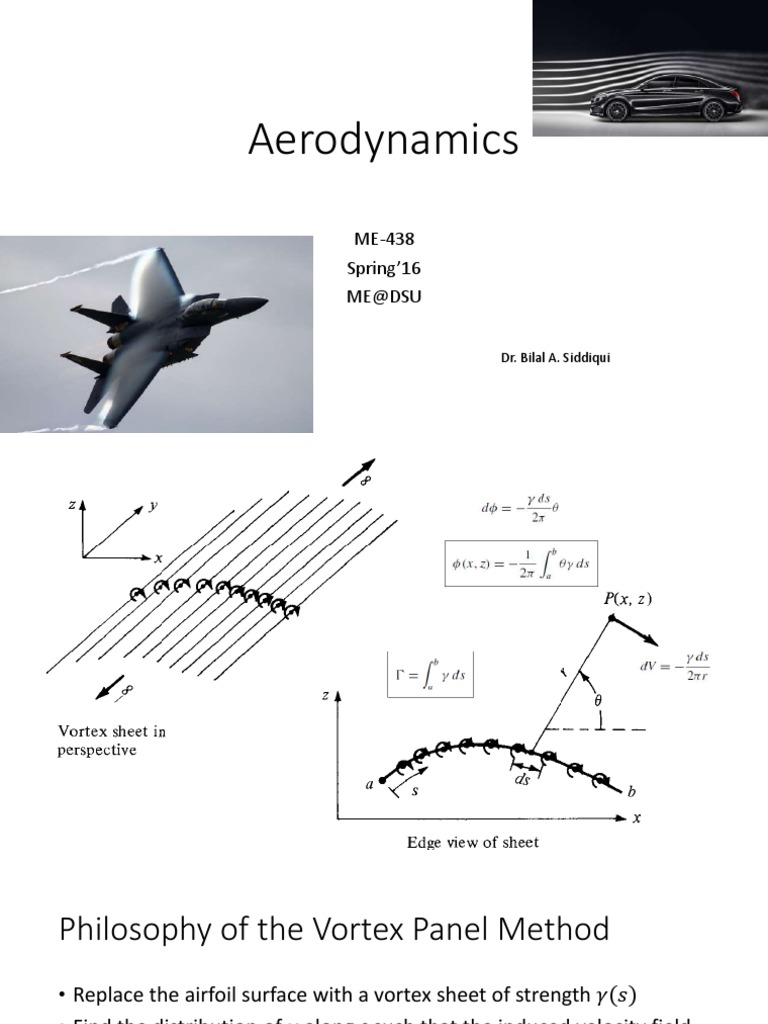 Vortex Panel Method & Thin Airfoil Theory | PDF | Airfoil | Lift (Force)
