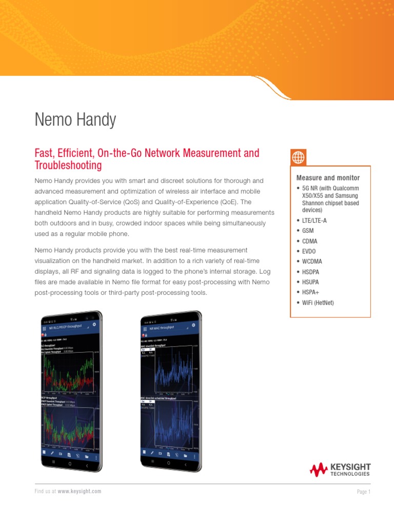 Nemo Handy: Fast, Efficient, On-the-Go Network Measurement and ...