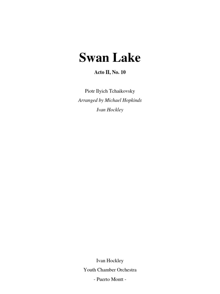 Swan Lake - Score | PDF