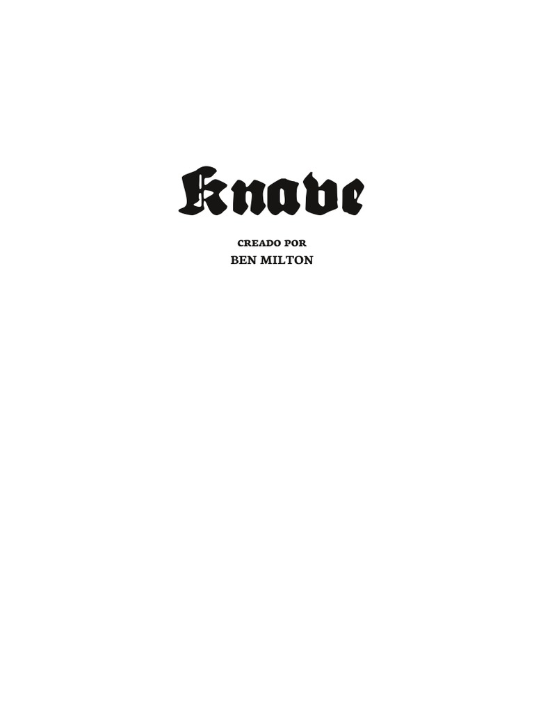 Knave PDF | PDF | Defensor (Asociación de Fútbol) | Juegos de rol