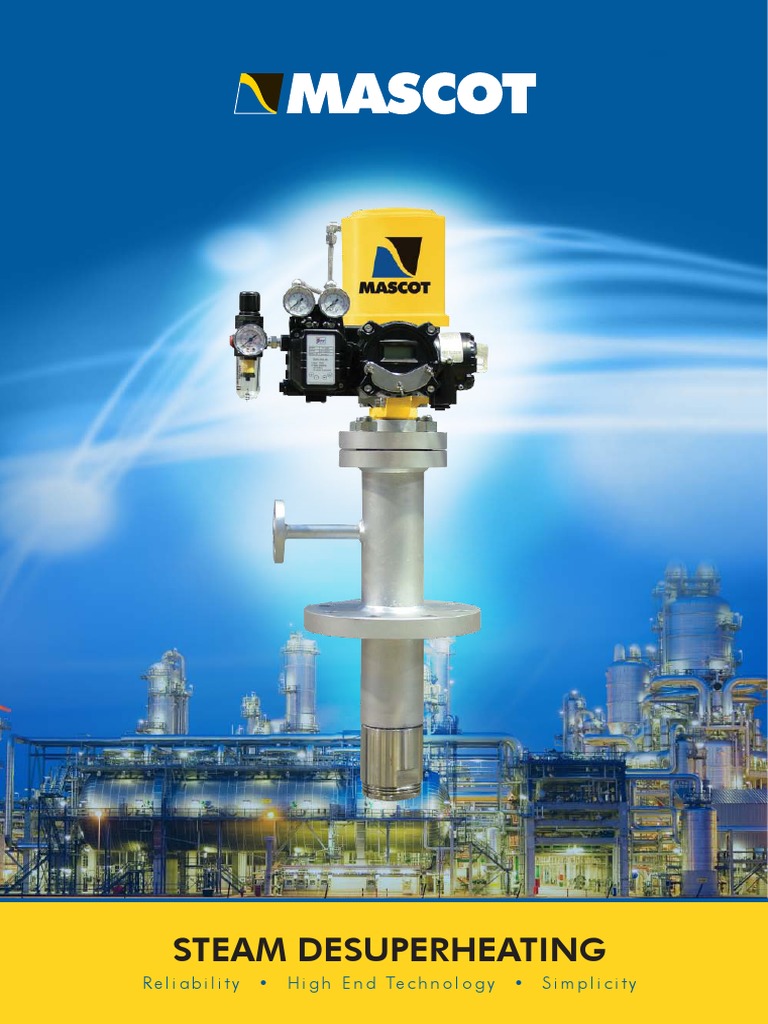 MASCOT Steam Desuperheating Brochure | PDF | Steam | Valve