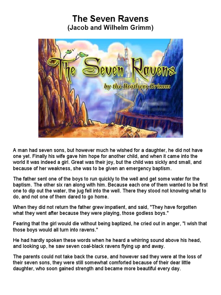 The Seven Ravens: (Jacob and Wilhelm Grimm) | PDF