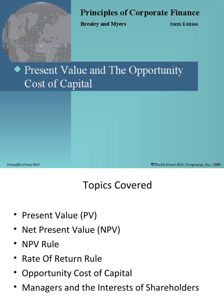 Corporate Finance Time Value | PDF | Net Present Value | Discounting