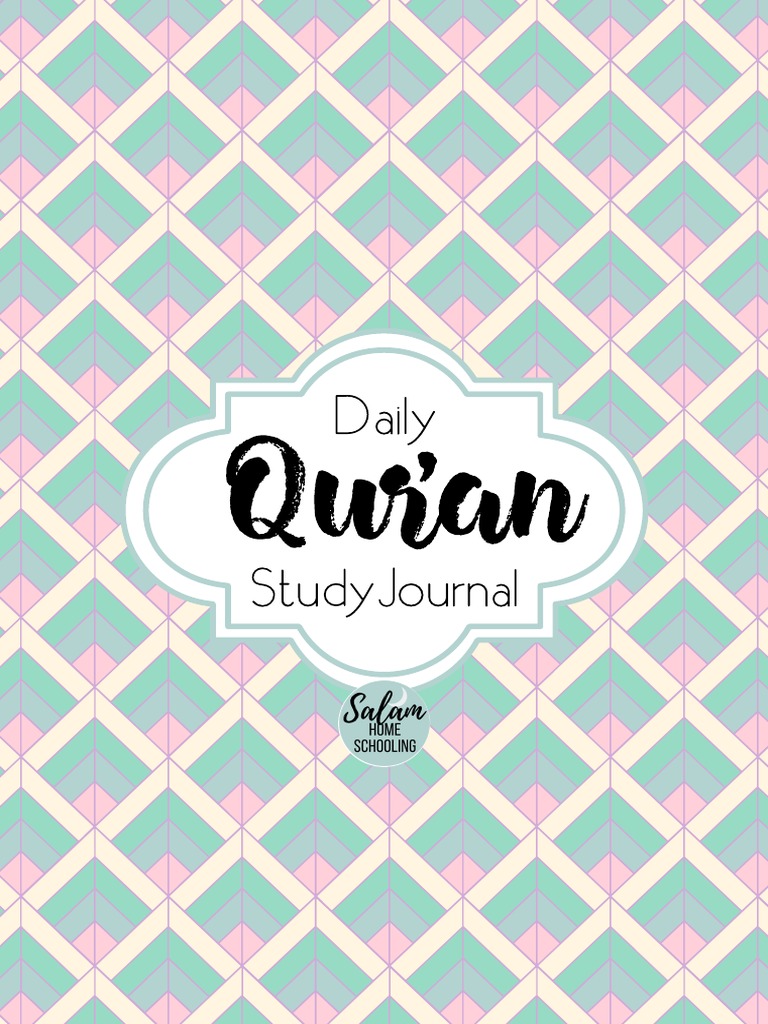 A4 Quran Study Journal 1 | PDF