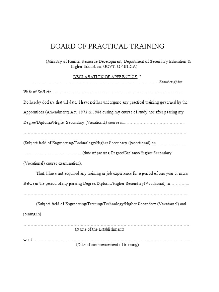 Board of Practical Training | PDF