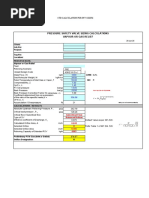 PSV Sizing Tool API Based Calc Sheets | PDF | Pressure | Fluid Dynamics