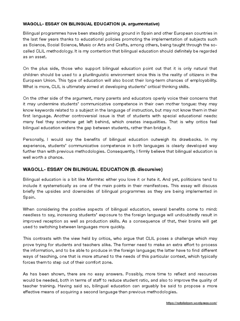 Bilingual Education PDF | PDF | Multilingualism | Foreign Language