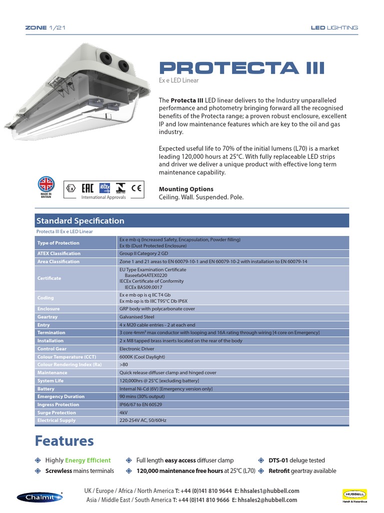 ProtectaIII Exe Zone1 Datasheet V3 | PDF | Electrical Wiring | Components