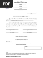 NLC Parental Consent Form Learning Camp Registration Template | PDF ...