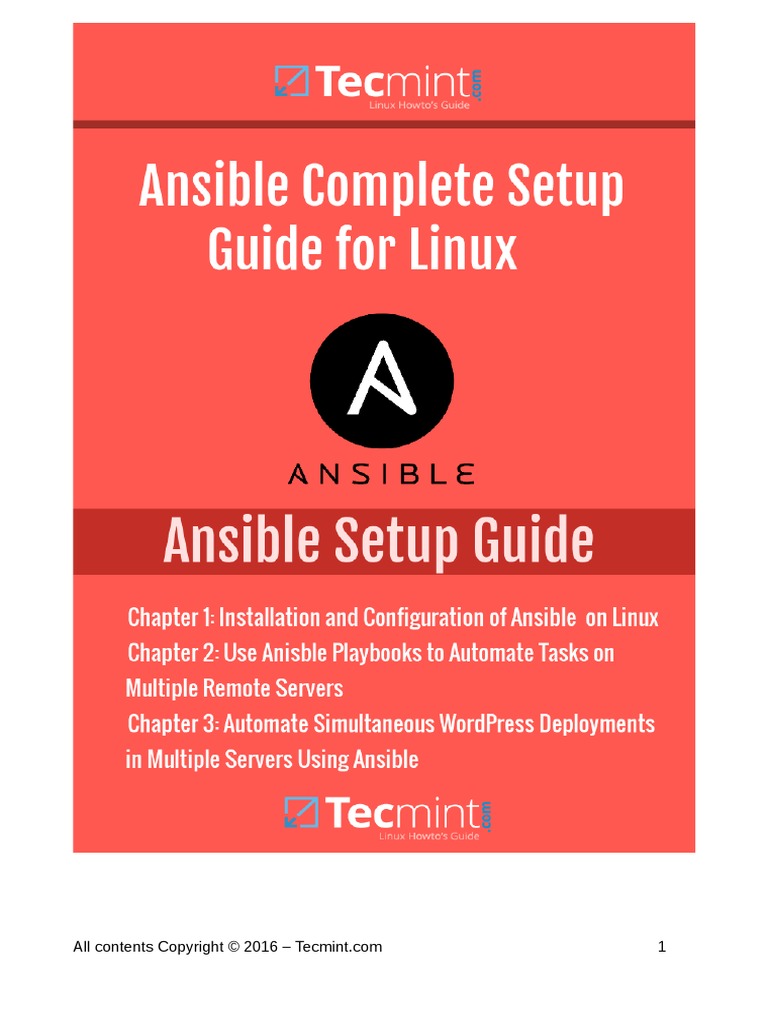 Ansible Setup Book | PDF | System Software | Software