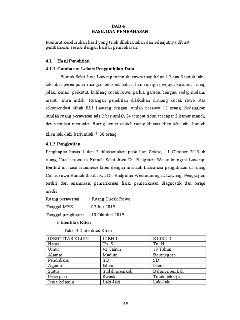 Bab 4 Kti | PDF | Pengembangan Diri