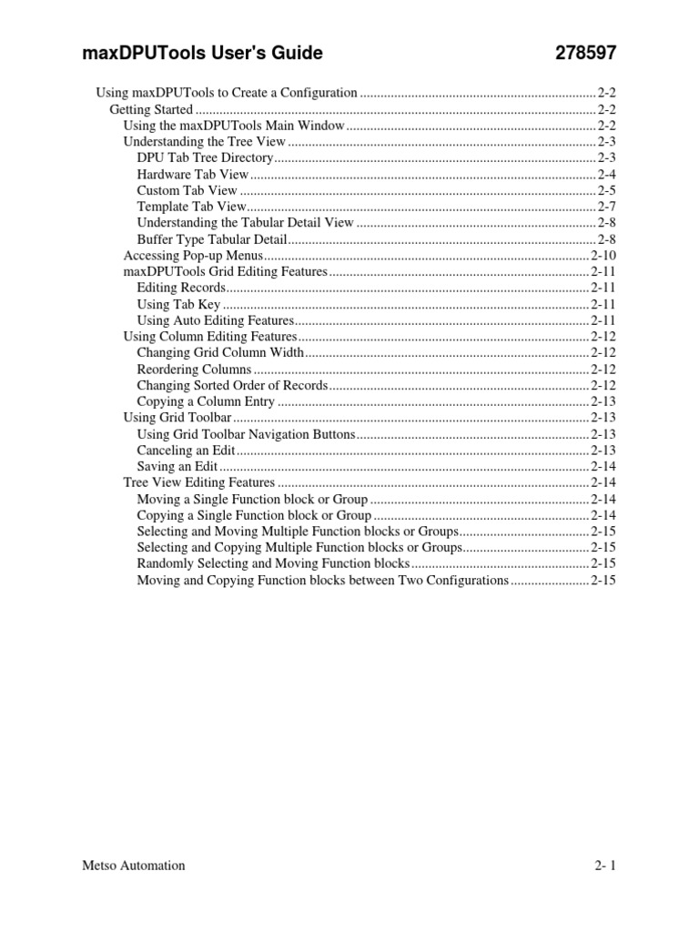 Maxdputools User'S Guide 278597 | PDF | Menu (Computing) | Icon (Computing)