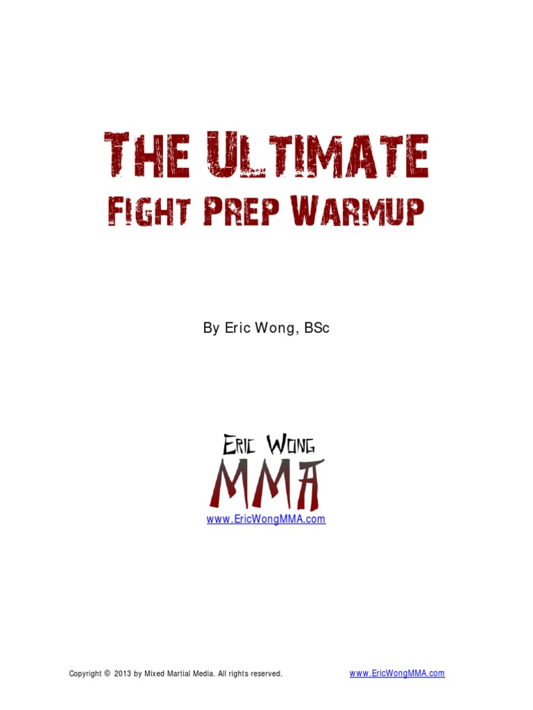 Ultimate Mma Fight Prep Warmup | PDF | Mixed Martial Arts | Muscle
