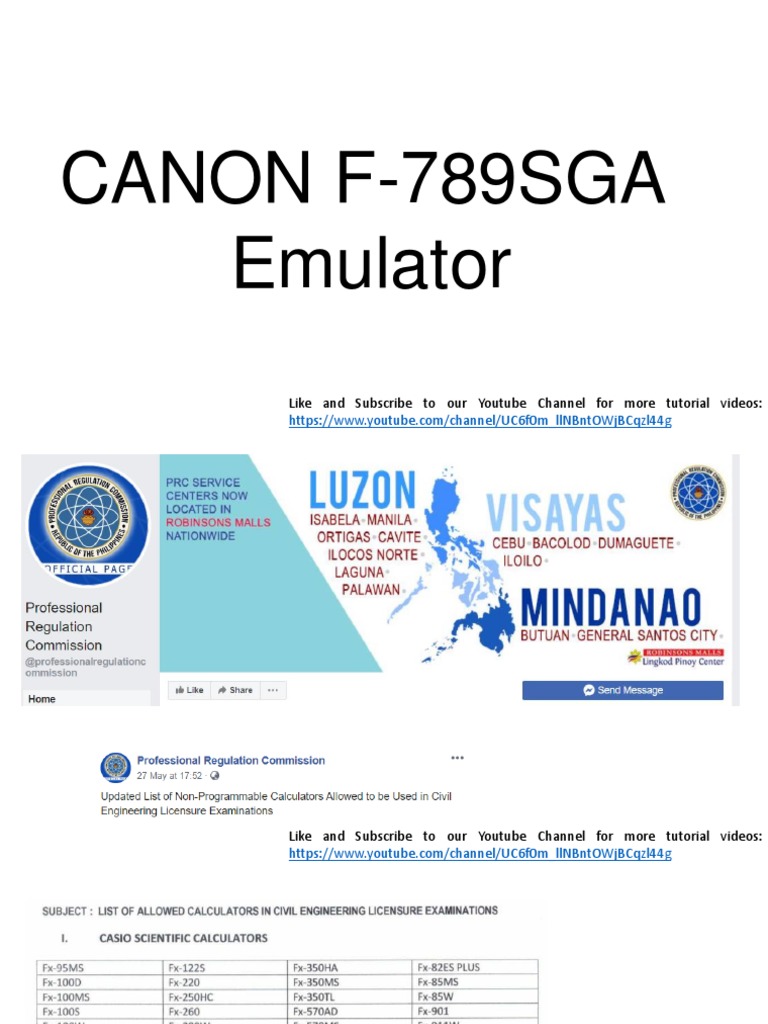 Canon F-789SGA Calculator Techniques | PDF | Mechanics | Physics