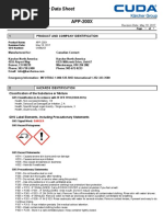 Material Safety Data Sheet: Hydrex 2856 | PDF | Dangerous Goods | Chemistry
