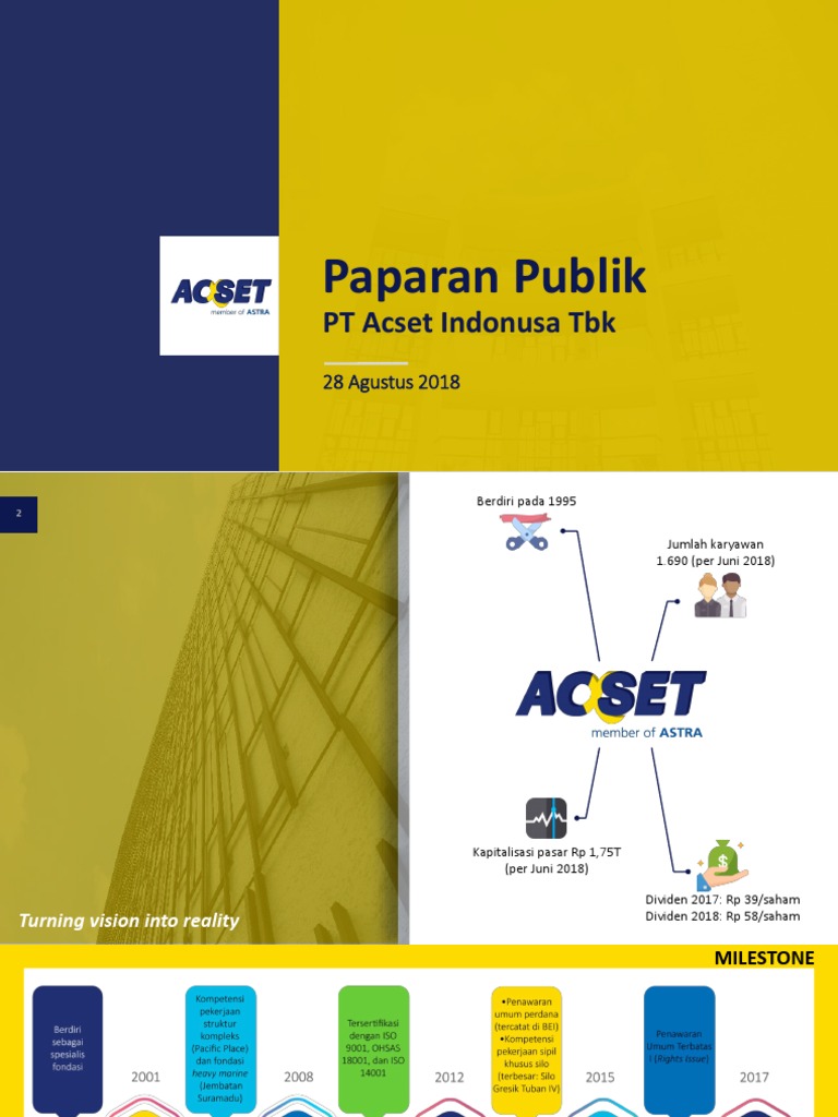 PT. Acset Indonusa | PDF