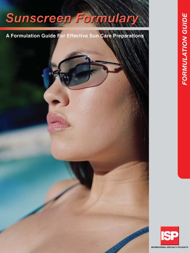 Sunscreen Formulary | PDF | Ultraviolet | Sunscreen