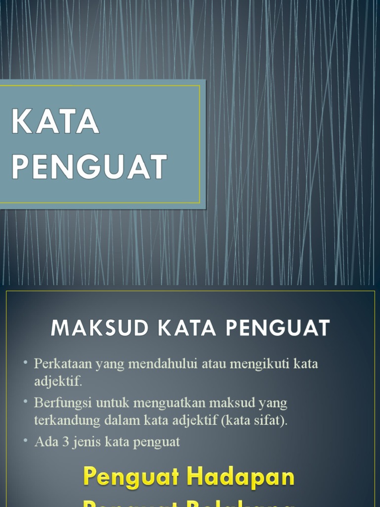 Kata Penguat | PDF