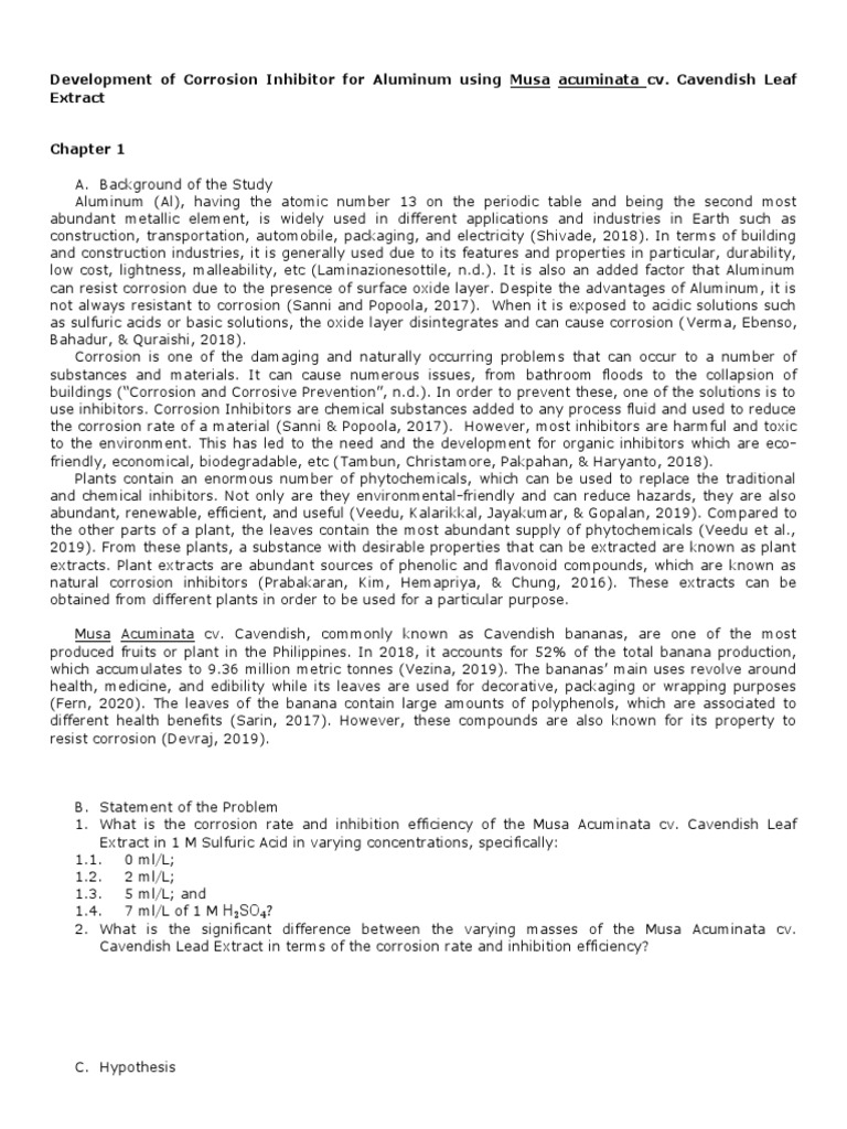 SIP Chapter 1 and Chapter 2 2 | PDF | Corrosion | Chemical Substances