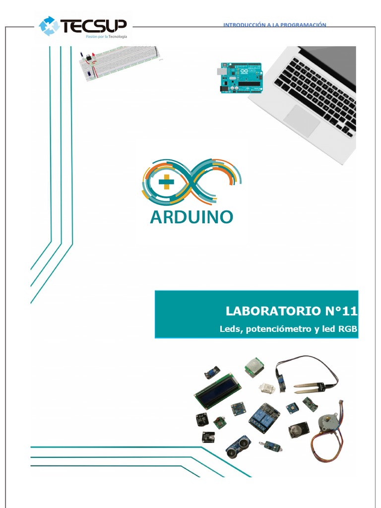 Lab 11 - Crear Programas en Arduino. Terminado | PDF | Diodo emisor de luz | Resistencia ...