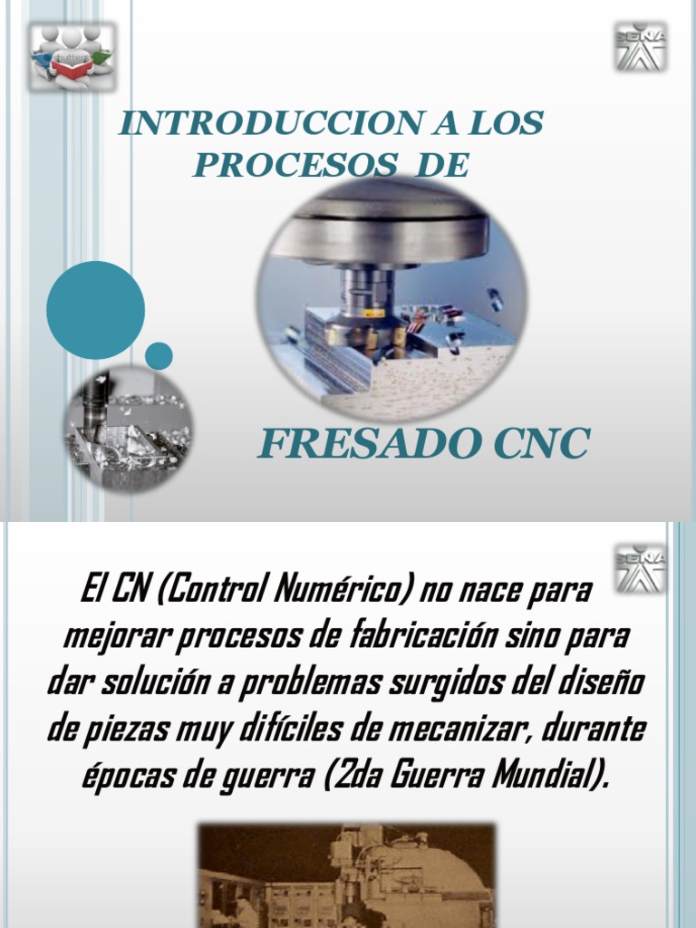 Introduccion A Los Procesos de Fresado CNC | PDF | Control numerico | Periférico