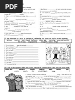 Past Time Words: Grammar Worksheet | PDF | Language Mechanics | Grammar