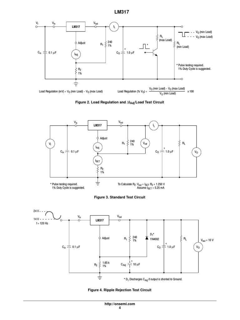 Load Regulation Circuit Diagram Regulation Line Regulator Vo