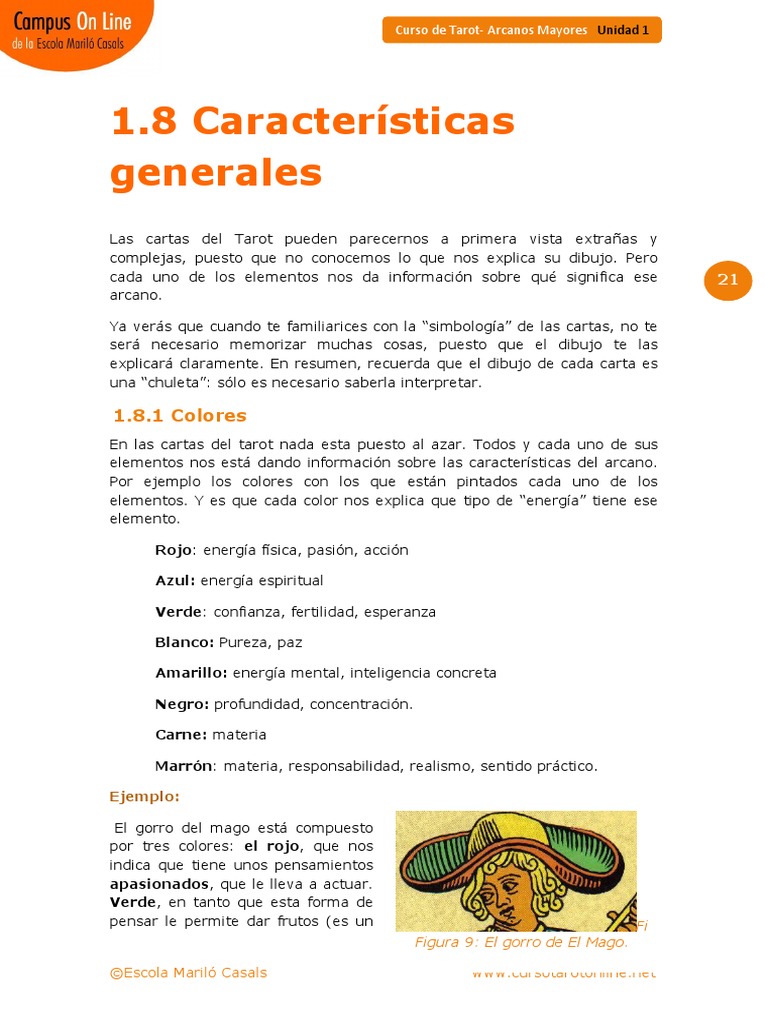 Características Generales PDF | PDF | Tarot | Science