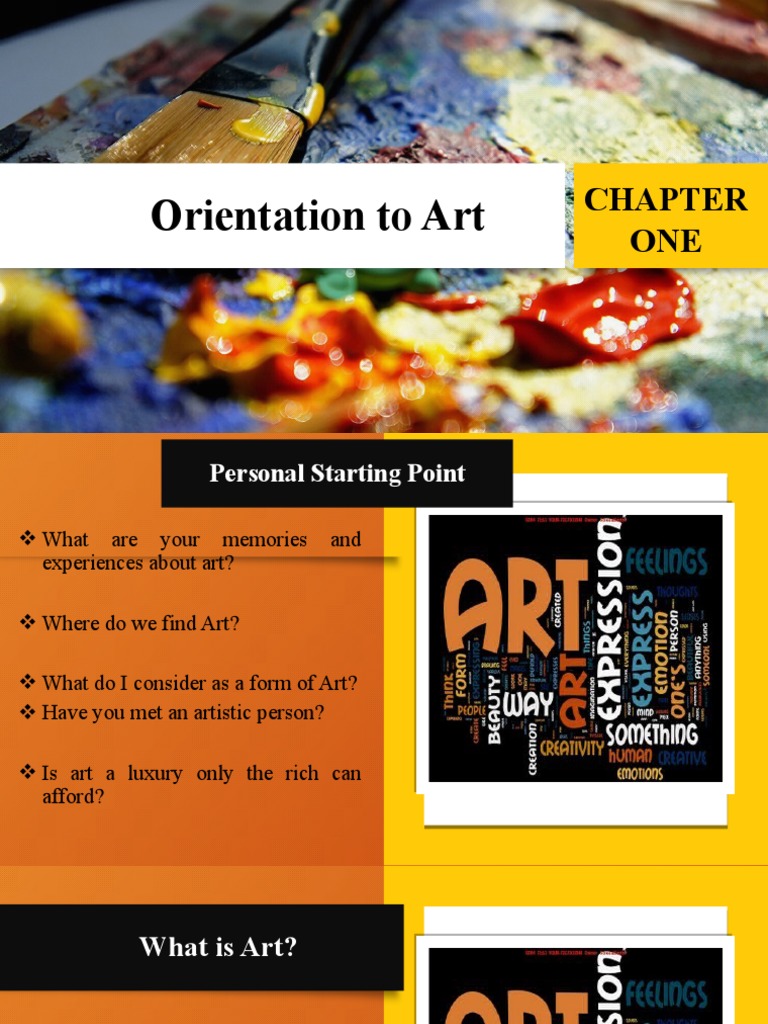 Orientation Art | PDF | Idea | Philosophical Theories
