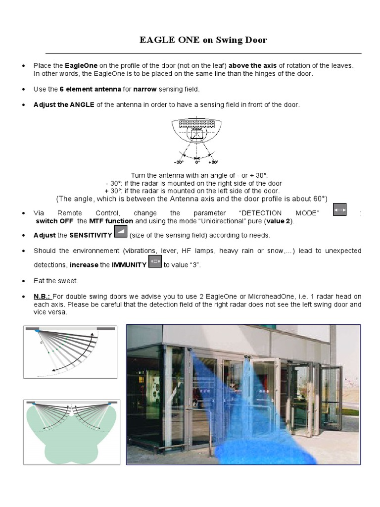 Bea EAGLE ONE On Swing Door | PDF
