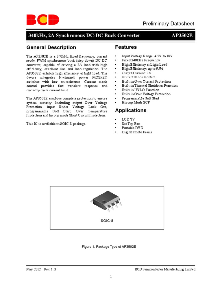 Ap 3502 em Regulador DCDC s1005 | PDF | Capacitor | Electrical Components