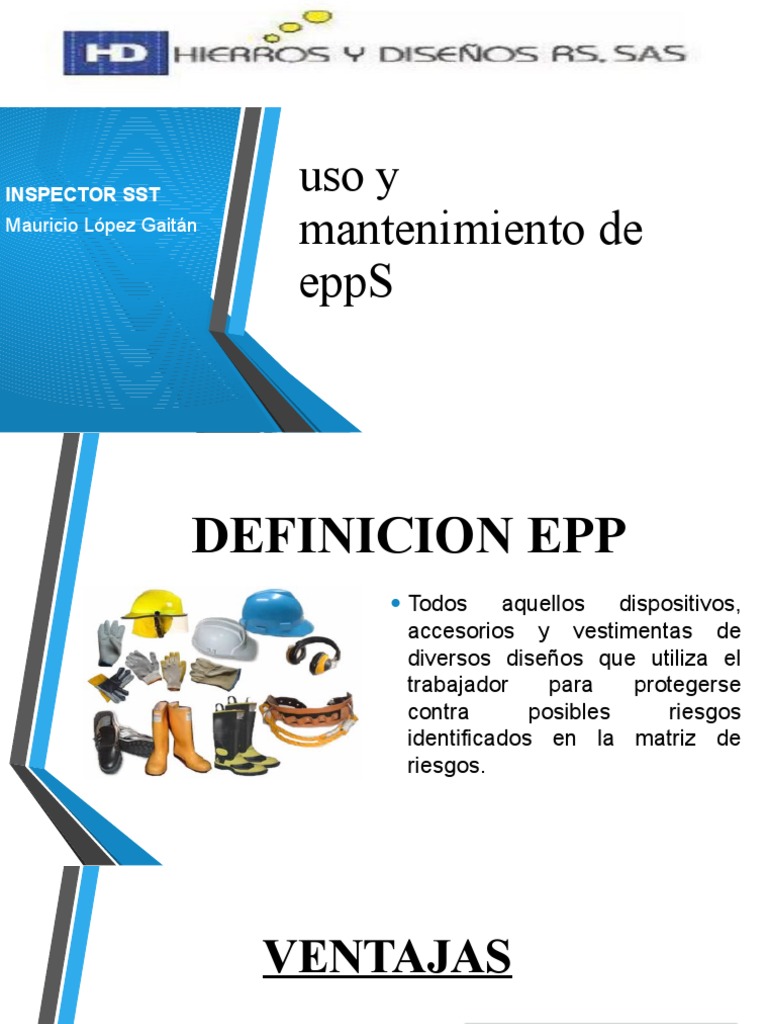 Uso y Mantenimiento de Epp | PDF | Soldadura | Construcción