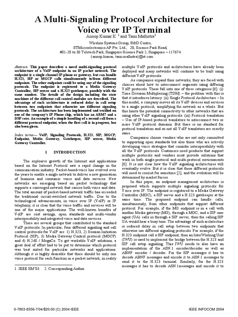 VoIP Signalling H323 SIP State Diagramm | PDF | Session Initiation Protocol | Voice Over Ip