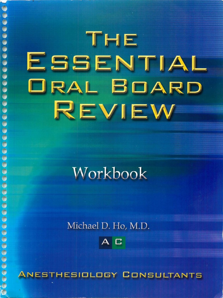Ho Oral Board Review Workbook PDF | PDF | Medicine | Medical Specialties