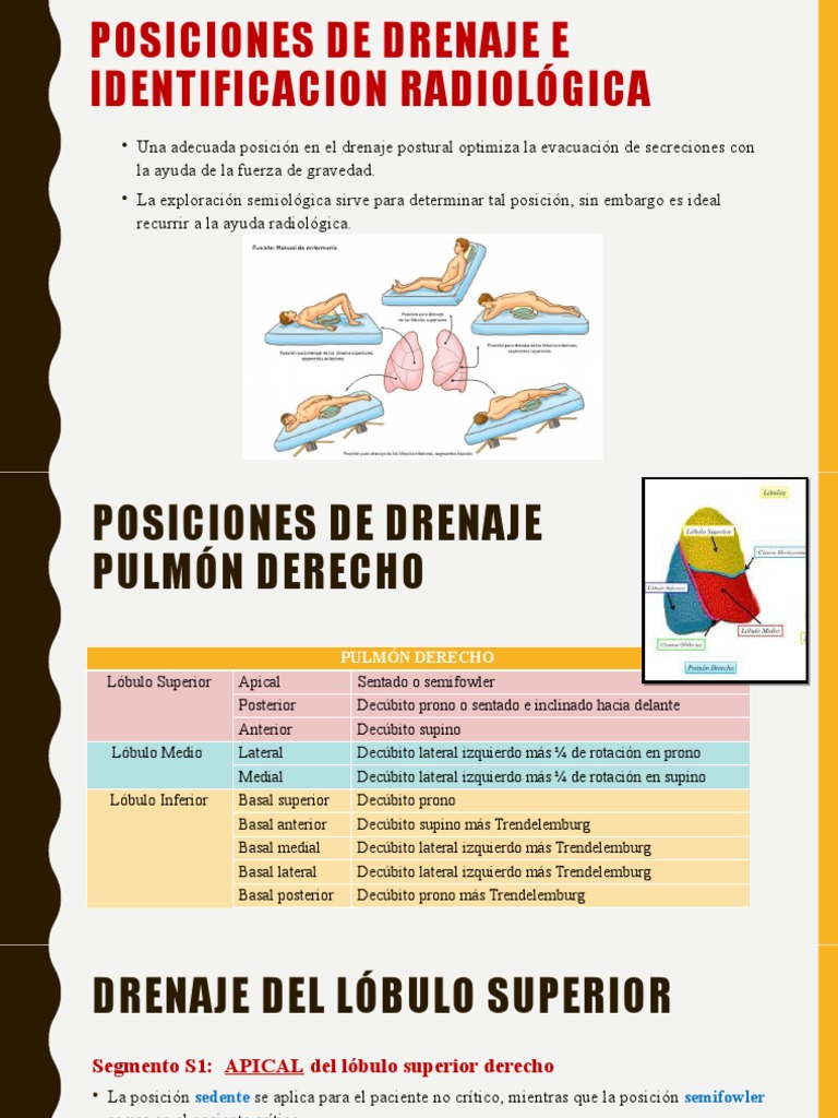 Drenaje Postural | PDF | Especialidades Medicas | Medicina CLINICA