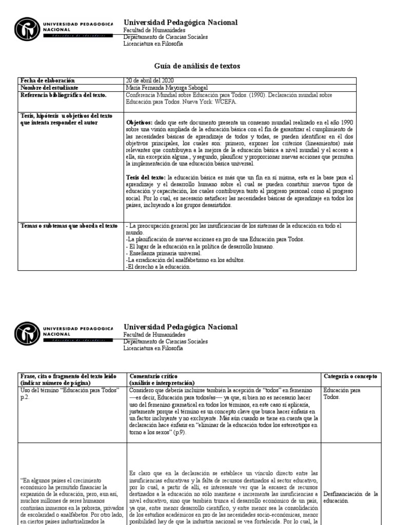 Matriz 1 - María Fernanda Mayorga | PDF | Educación primaria | Demografía