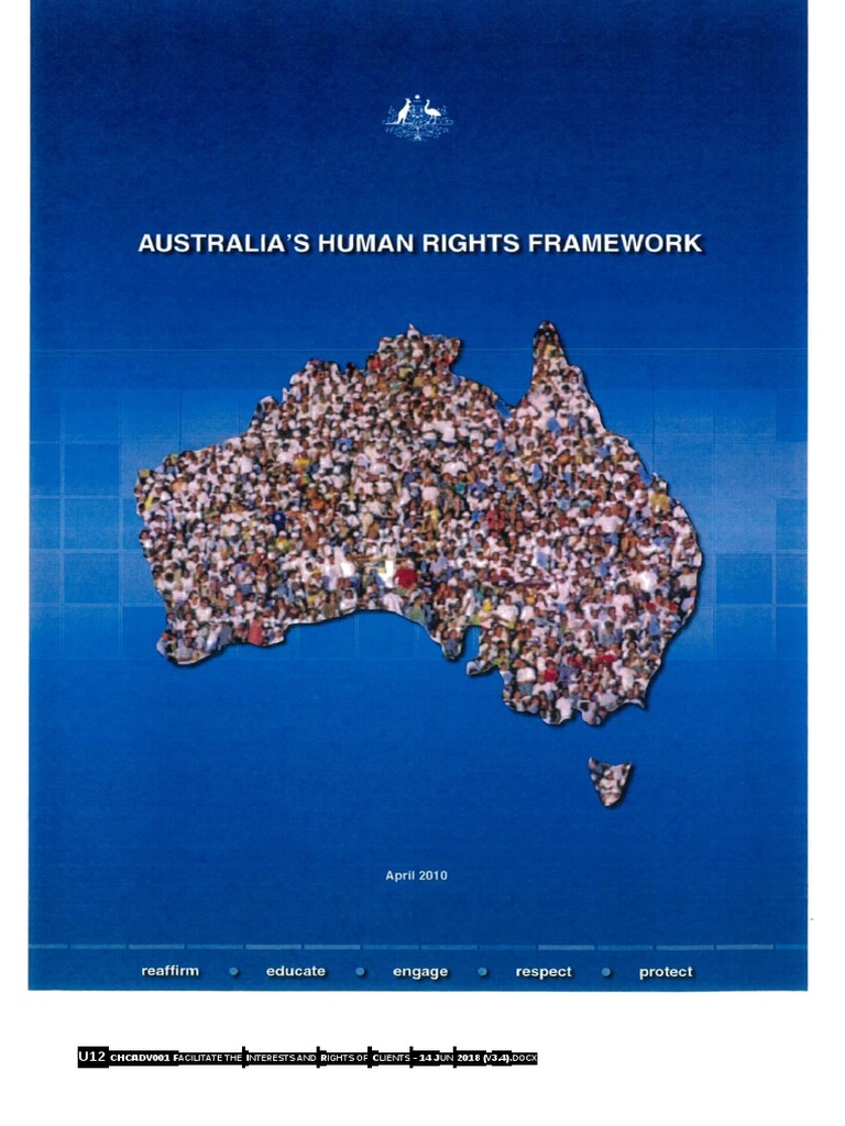 Australia S Human Rights Framework PDF | PDF