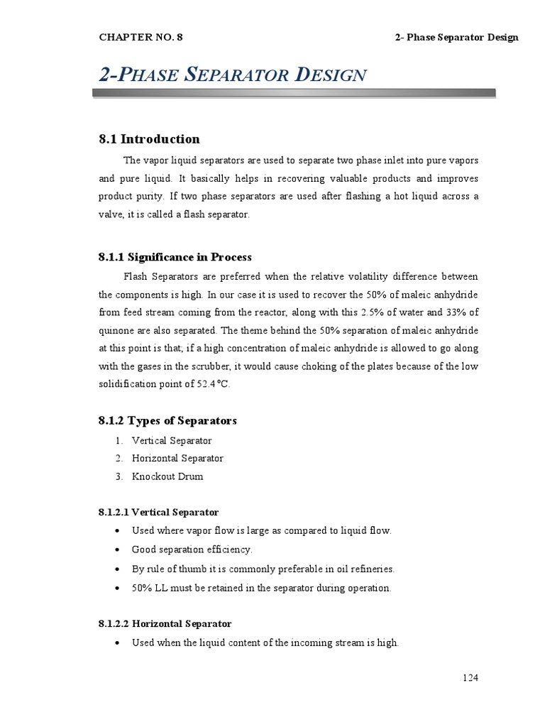 08 - 2 Phase Separator | PDF | Liquids | Phases Of Matter