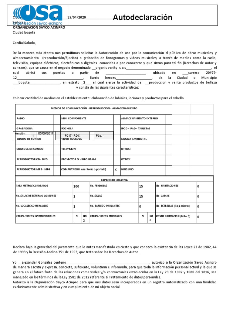 Formulario de Musica | PDF | Electrónica | Tecnología de medios