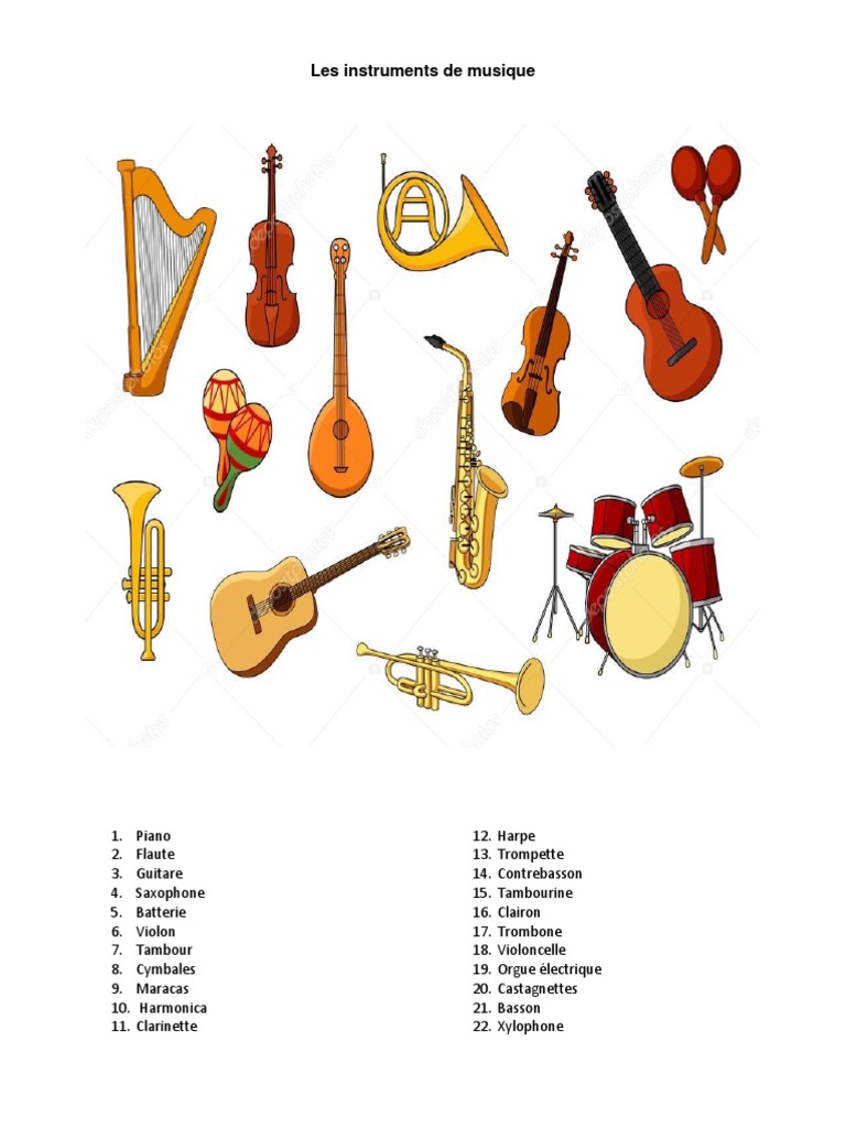 Liste des instruments de musique | PDF | Art