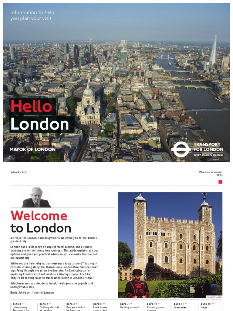 London Visitor Guide PDF | PDF | Public Transport | London