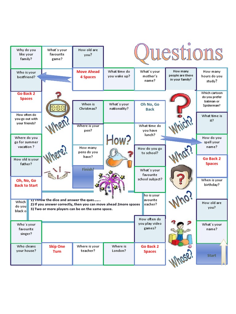 Fun Questions Game for Kids | PDF