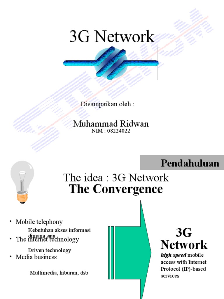 Arsitektur dan Teknologi Jaringan 3G | PDF | 3 G | Telecommunications ...