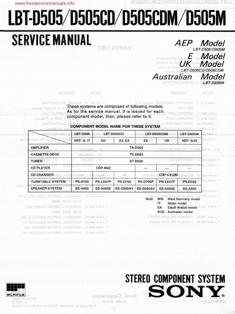 Sony lbt-d505 d505c | PDF