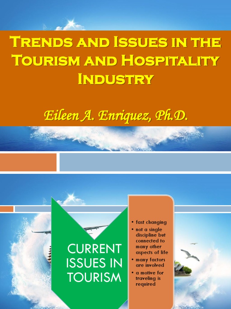 Current Trends and Issues in Tourism and Hospitality | PDF ...
